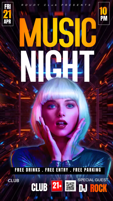 sunday party club dj bar night Template | PosterMyWall