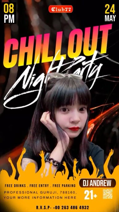 sunday party club dj bar night Template | PosterMyWall