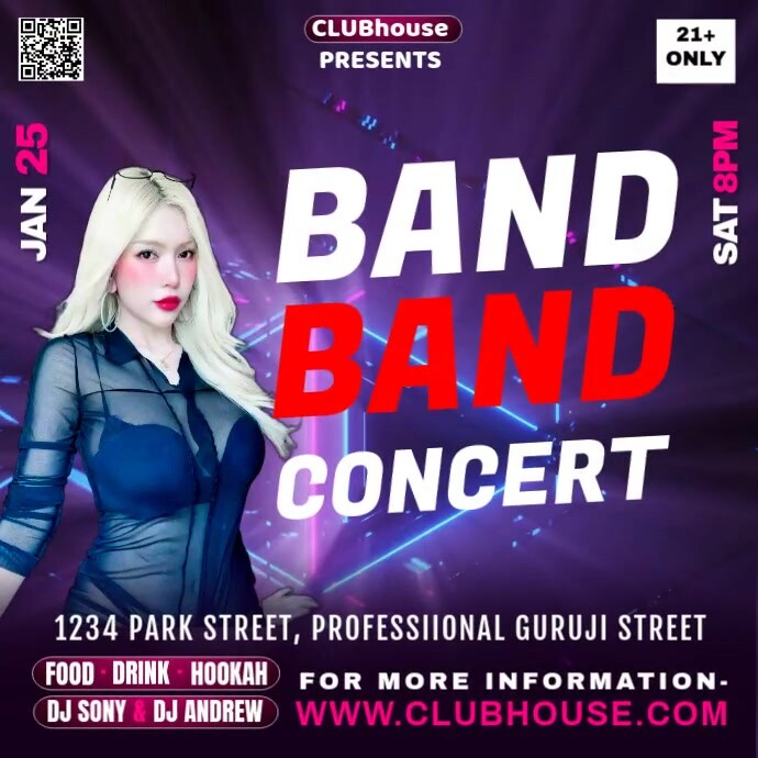 sunday party club dj bar night Template | PosterMyWall