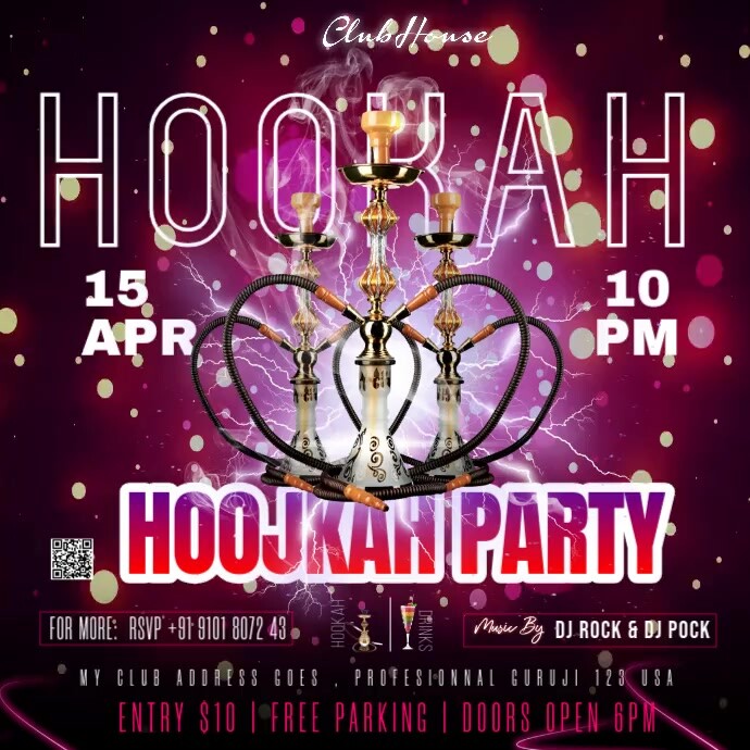 sunday party club dj bar night Template | PosterMyWall