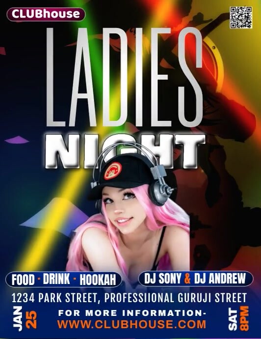 sunday party club dj bar night Template | PosterMyWall
