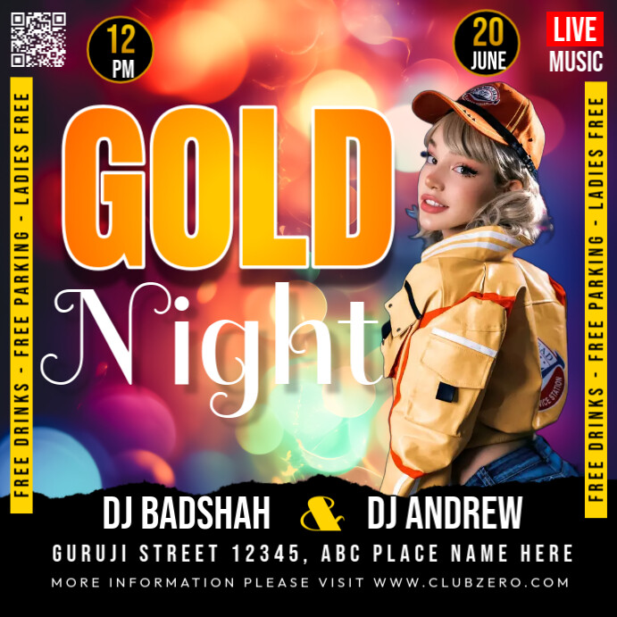 sunday party club dj bar night Template | PosterMyWall