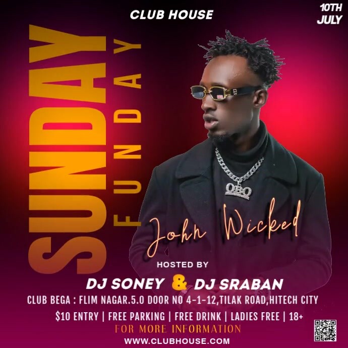 Sunday party Template | PosterMyWall