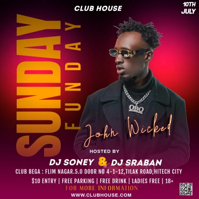 Sunday party Template | PosterMyWall
