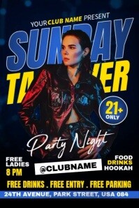 Denim Party Flyer Template | PosterMyWall