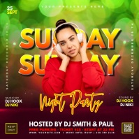 SUNDAY PARTY Template | PosterMyWall