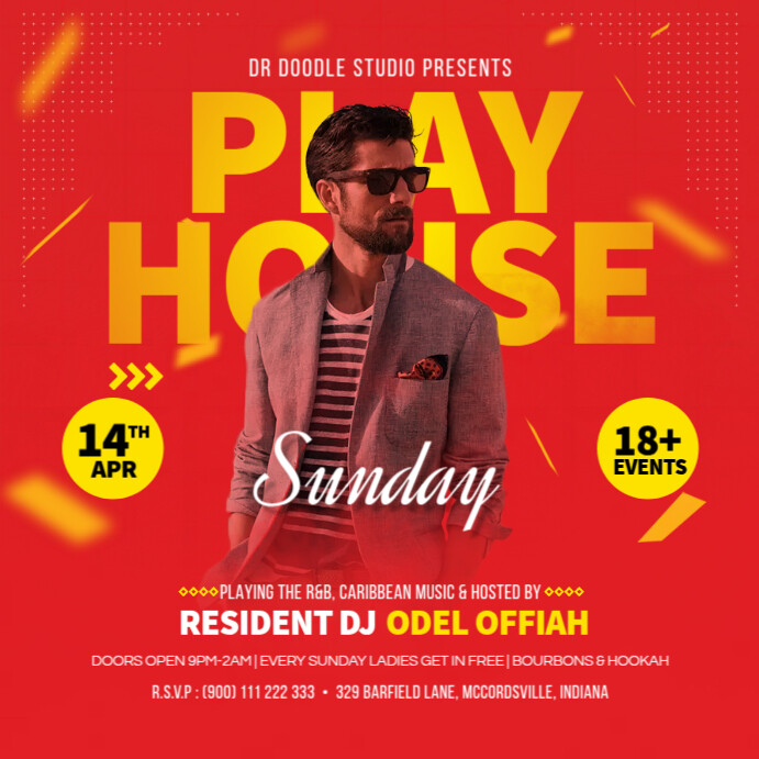 Sunday Party Template | PosterMyWall