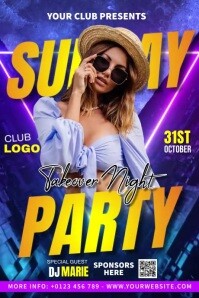 Denim Party Flyer Template | PosterMyWall
