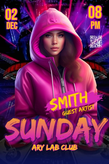 Sunday Party Poster Template | PosterMyWall