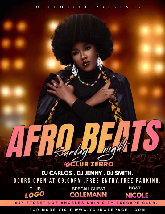 sunday party posters Template | PosterMyWall