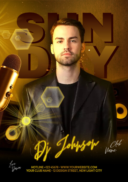 Sunday Party Template | PosterMyWall