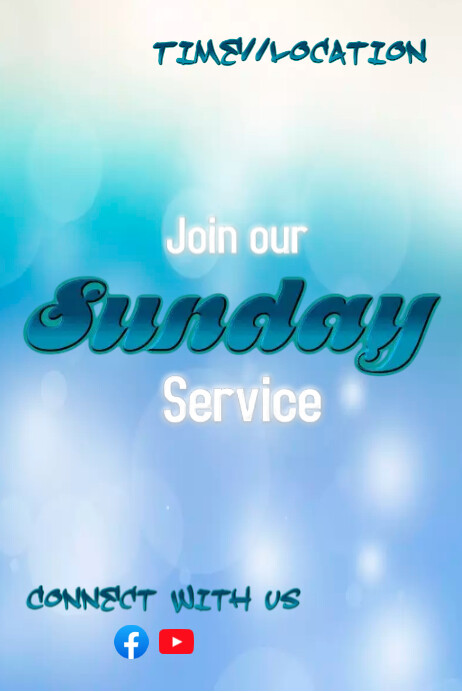 Sunday poster Templat | PosterMyWall