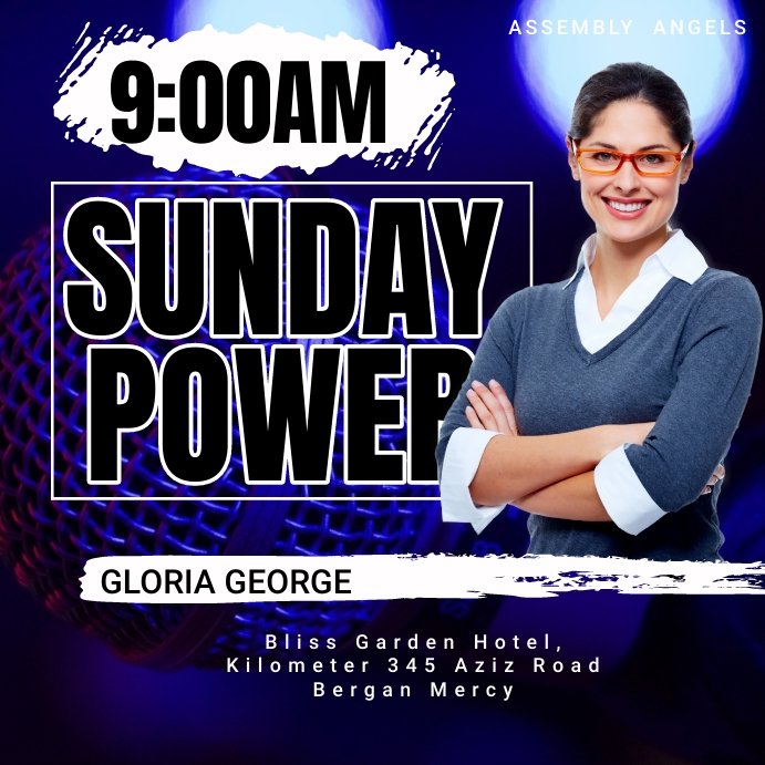 Sunday power Templat | PosterMyWall