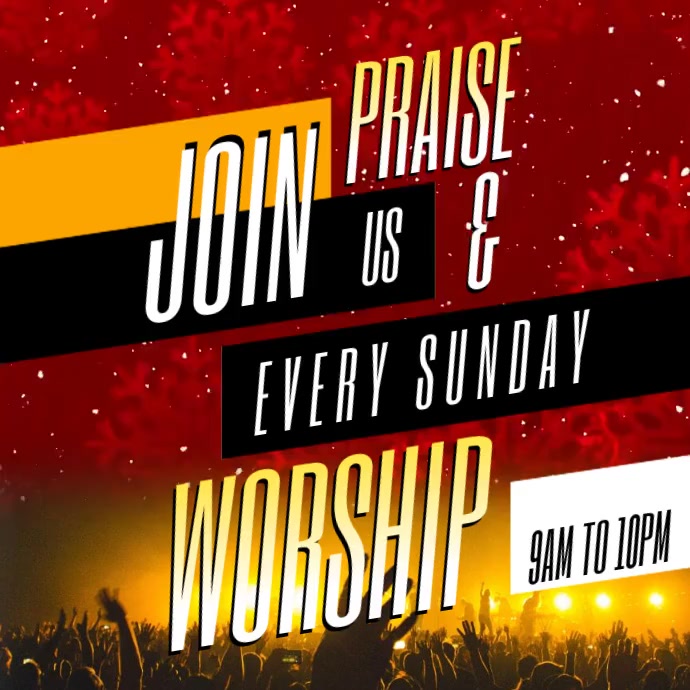 sunday praise and worship Template | PosterMyWall