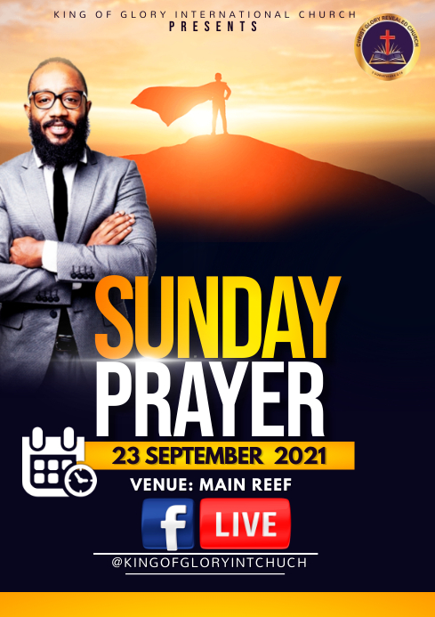 sunday prayer Template | PosterMyWall