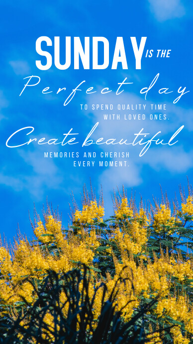 sunday quote Template | PosterMyWall