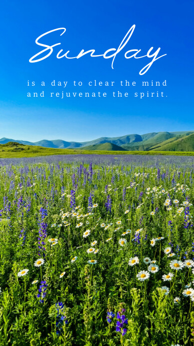 sunday quote instagram story Template | PosterMyWall