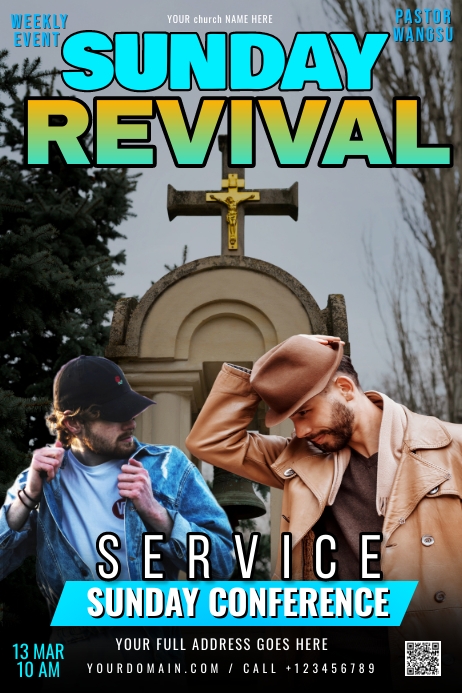 sunday revival Template | PosterMyWall