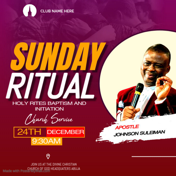 Copy of sunday ritual service | PosterMyWall