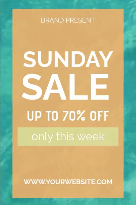 Copy of SUNDAY SALE | PosterMyWall