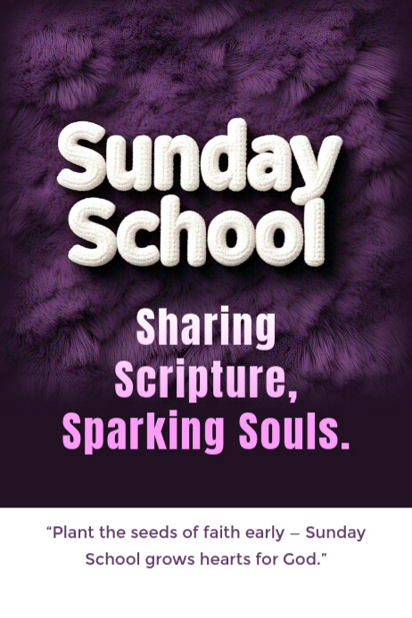 Sunday school Template | PosterMyWall