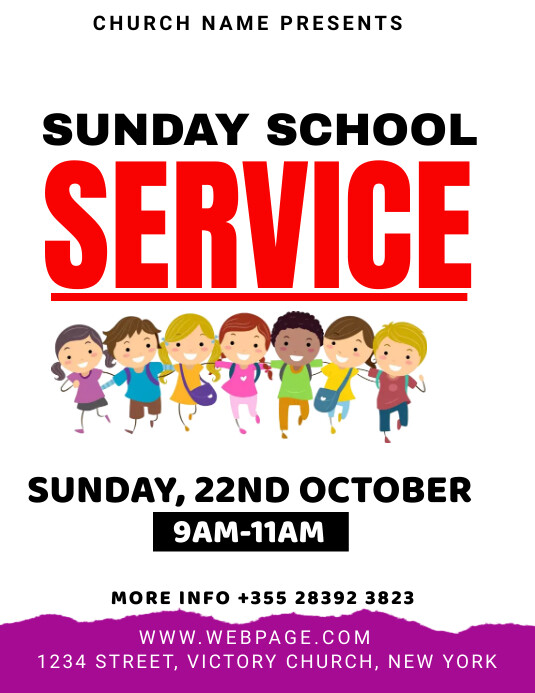 sunday school Template | PosterMyWall