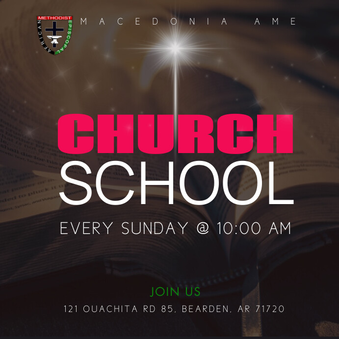 Plantilla de SUNDAY SCHOOL | PosterMyWall