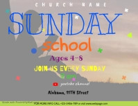 SUNDAY SCHOOL POSTER Template | PosterMyWall