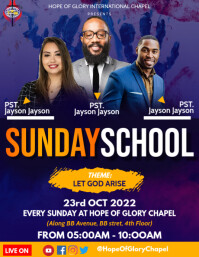 Sunday School Template | PosterMyWall