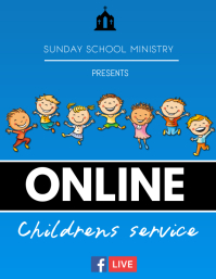 Children's Sunday school flyer Template | PosterMyWall