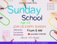 Sunday school flyer Template | PosterMyWall