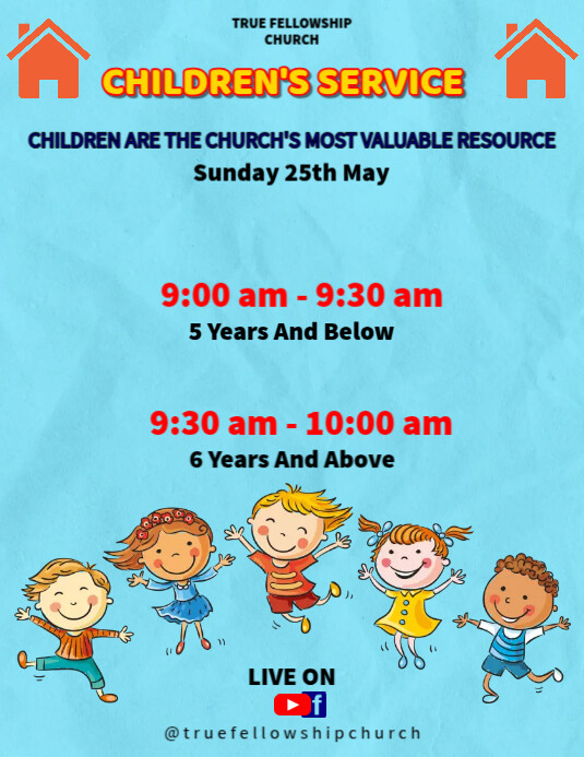 sunday school Template | PosterMyWall