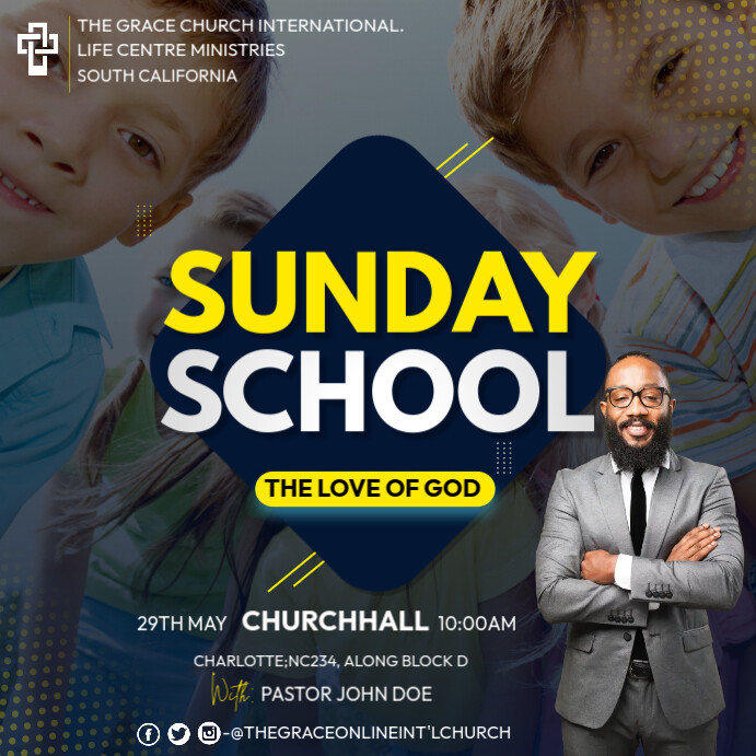 sunday school Template | PosterMyWall