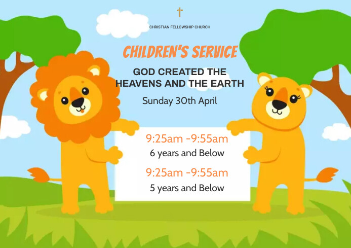 SUNDAY SCHOOL Template | PosterMyWall