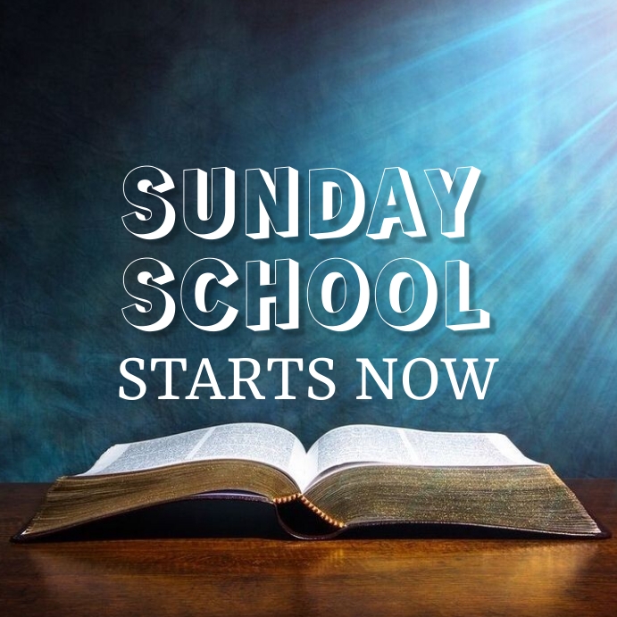 Copy of Sunday school | PosterMyWall
