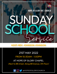 Sunday School Template | PosterMyWall