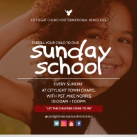Sunday school Template | PosterMyWall