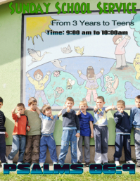 Church Sunday School poster Template | PosterMyWall