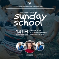 sunday school flyer template | PosterMyWall