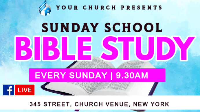 Sunday school flyers Template | PosterMyWall