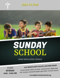 SUNDAY SCHOOL POSTER Template | PosterMyWall