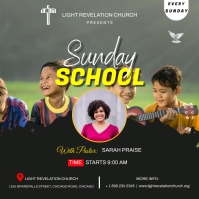 SUNDAY SCHOOL POSTER Template | PosterMyWall