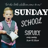 church Sunday school poster Template | PosterMyWall