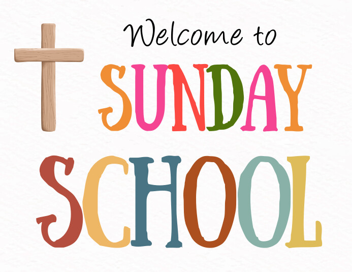 Sunday School Religion Posters Template | PosterMyWall