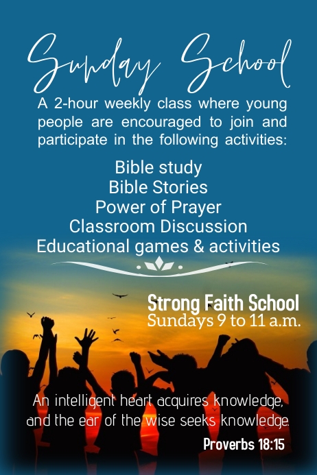 Sunday School Promotion Invitation Template DIY Pizza And Pool