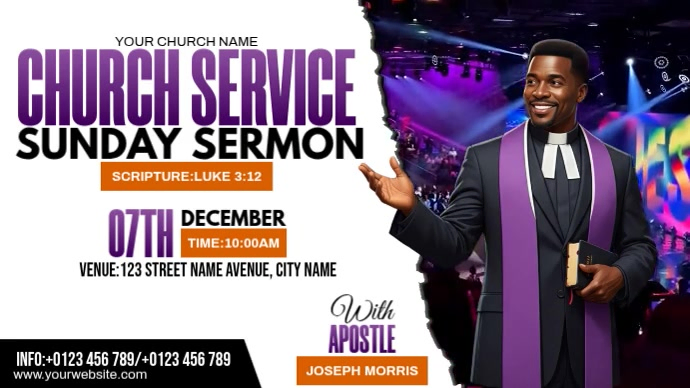 Sunday Sermon Template | PosterMyWall