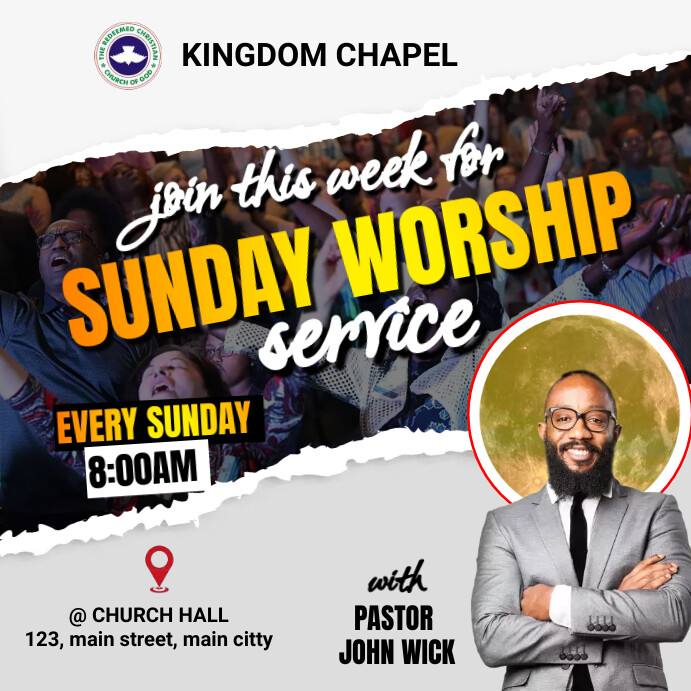 Sunday service (1) Template | PosterMyWall