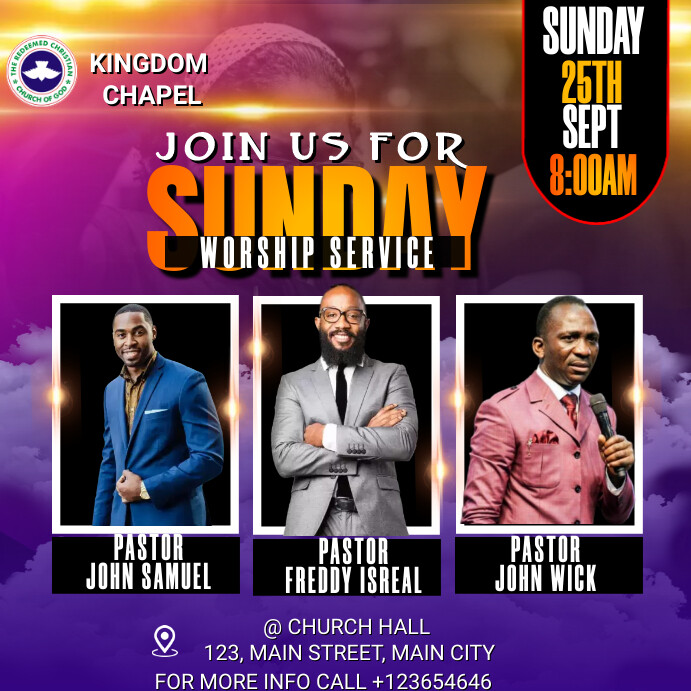 Copy of SUNDAY SERVICE (1) | PosterMyWall