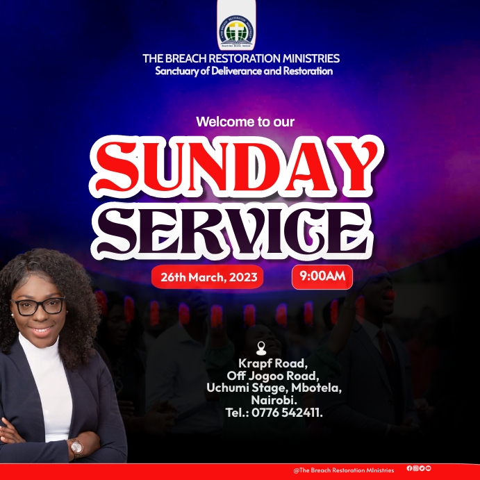 Sunday Service (1) Template | PosterMyWall