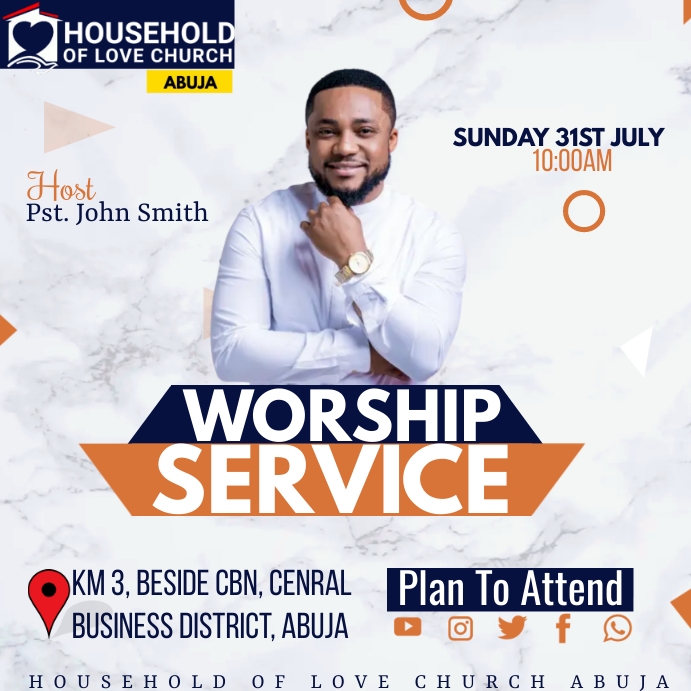 Sunday Service (13) Template | PosterMyWall